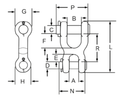 Double Clevis Links | Elite Sales Inc.